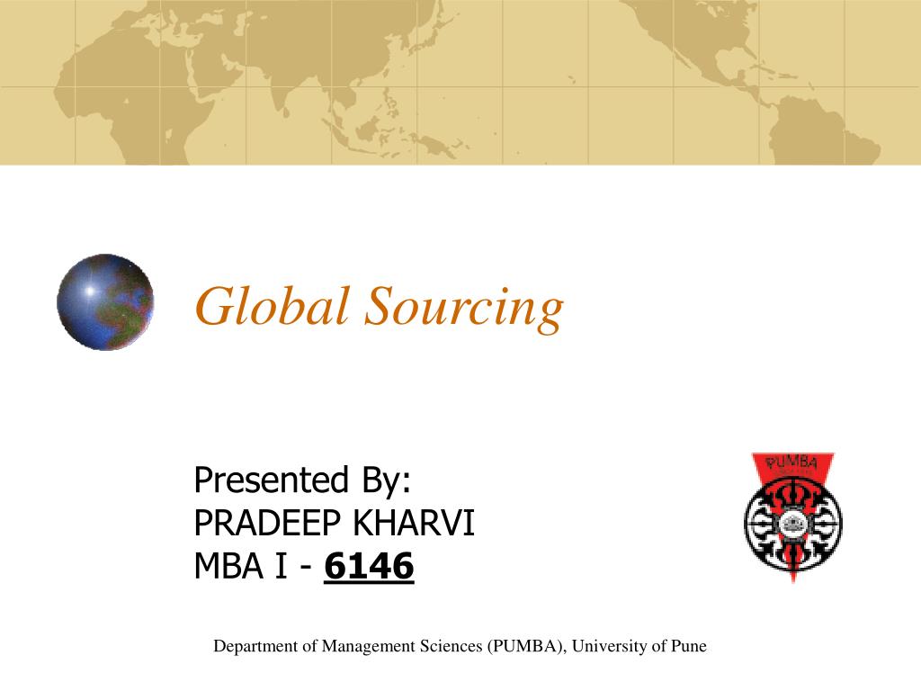 PPT - Global Sourcing PowerPoint Presentation, free download - ID:426409