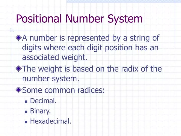 PPT Positional Number System PowerPoint Presentation Free Download
