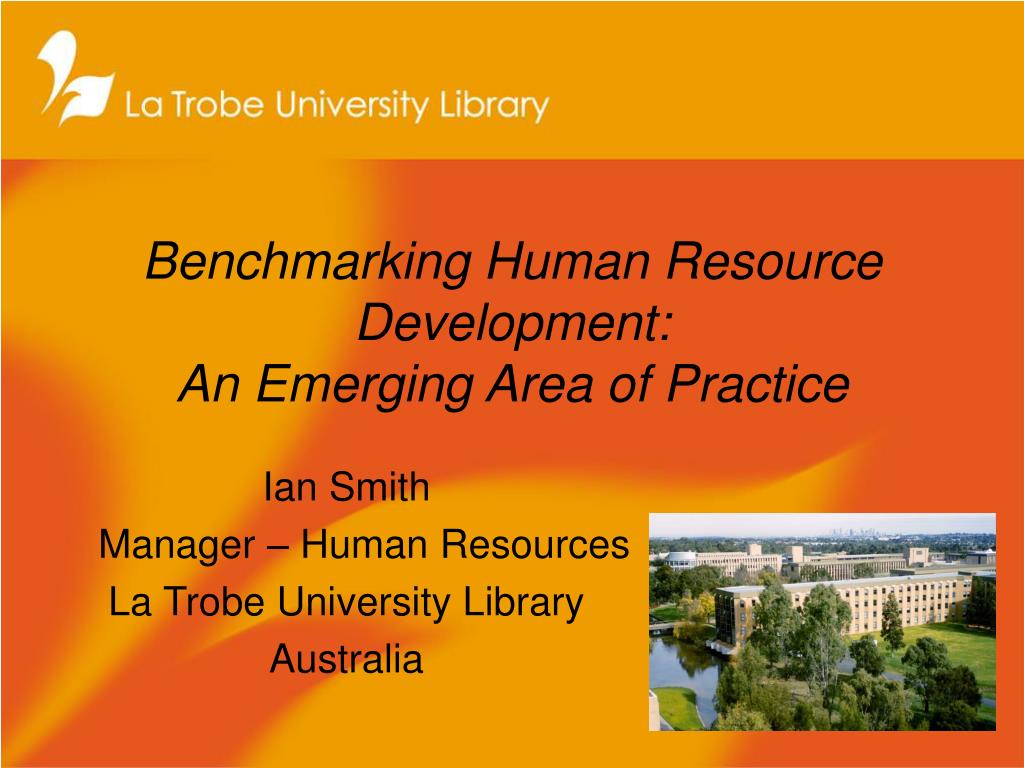 PPT - Benchmarking Human Resource Development: An Emerging Area of ...