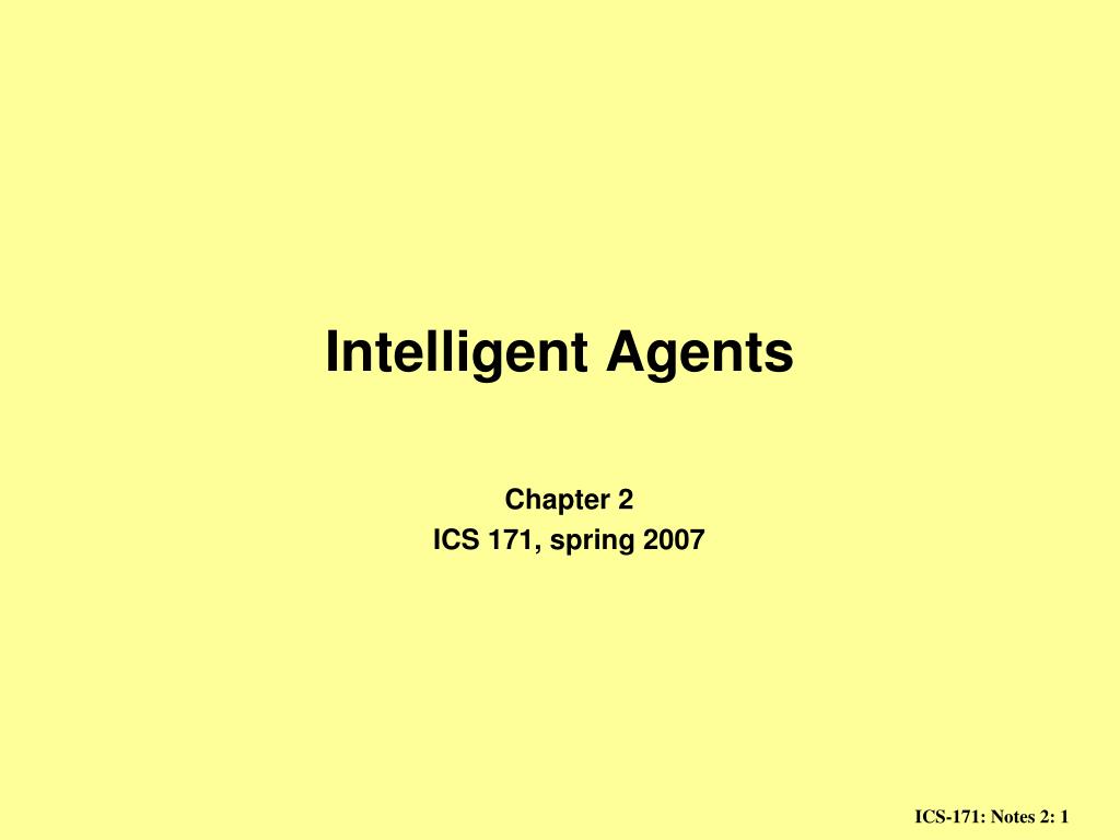 PPT - Intelligent Agents PowerPoint Presentation, free download - ID:427326