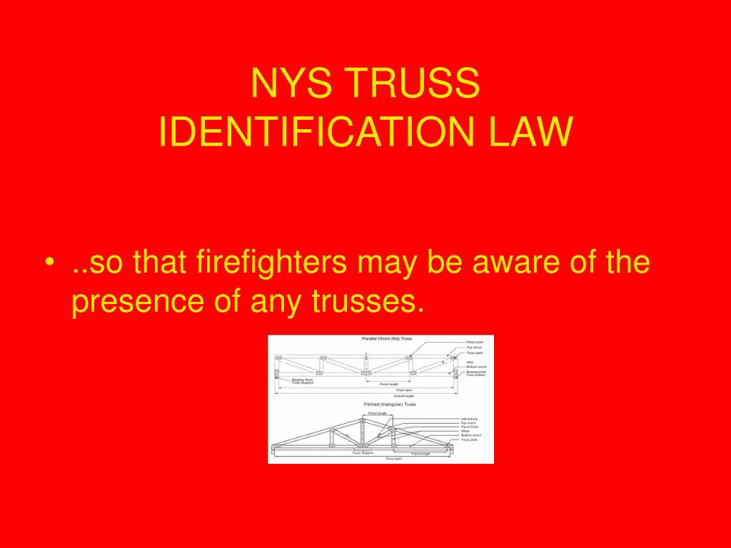 PPT - NYS TRUSS IDENTIFICATION LAW PowerPoint Presentation, free ...
