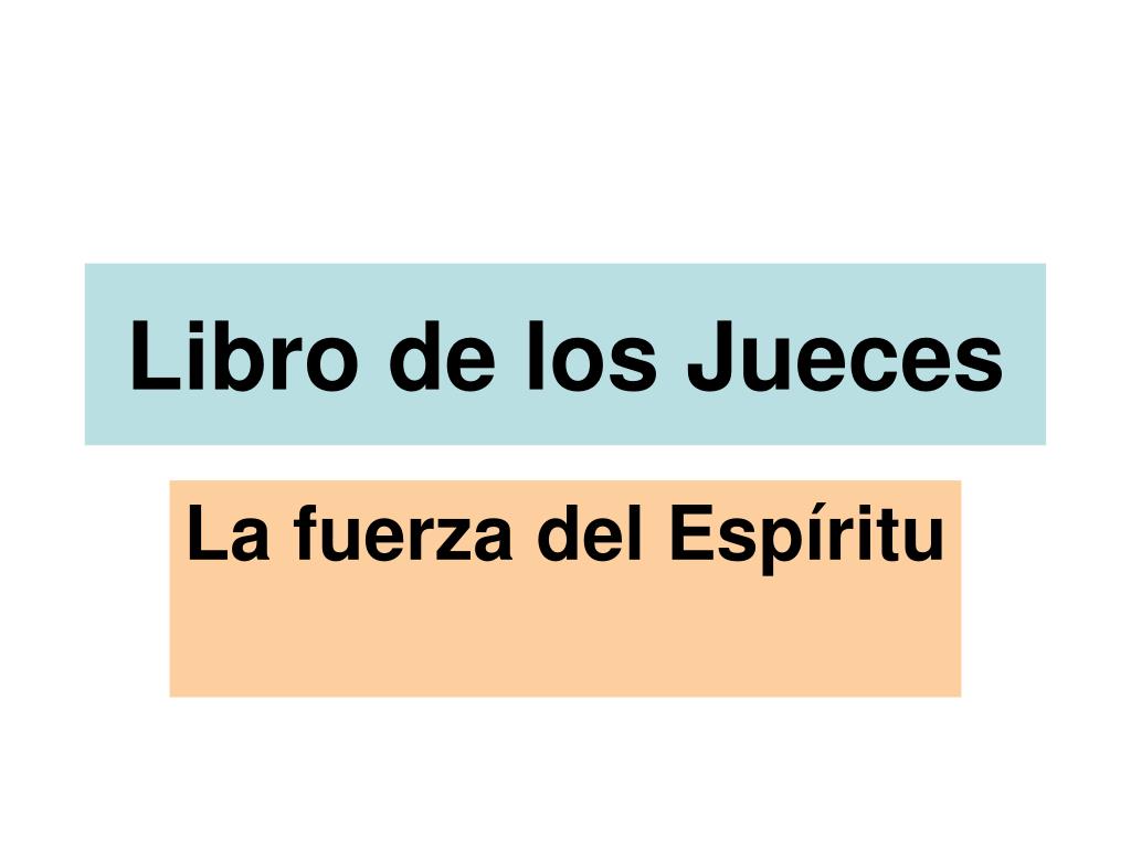 PPT - Libro de los Jueces PowerPoint Presentation, free download - ID ...