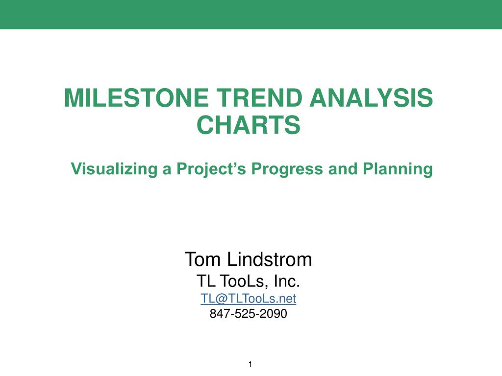 PPT - MILESTONE TREND ANALYSIS CHARTS Visualizing a Project’s Progress ...