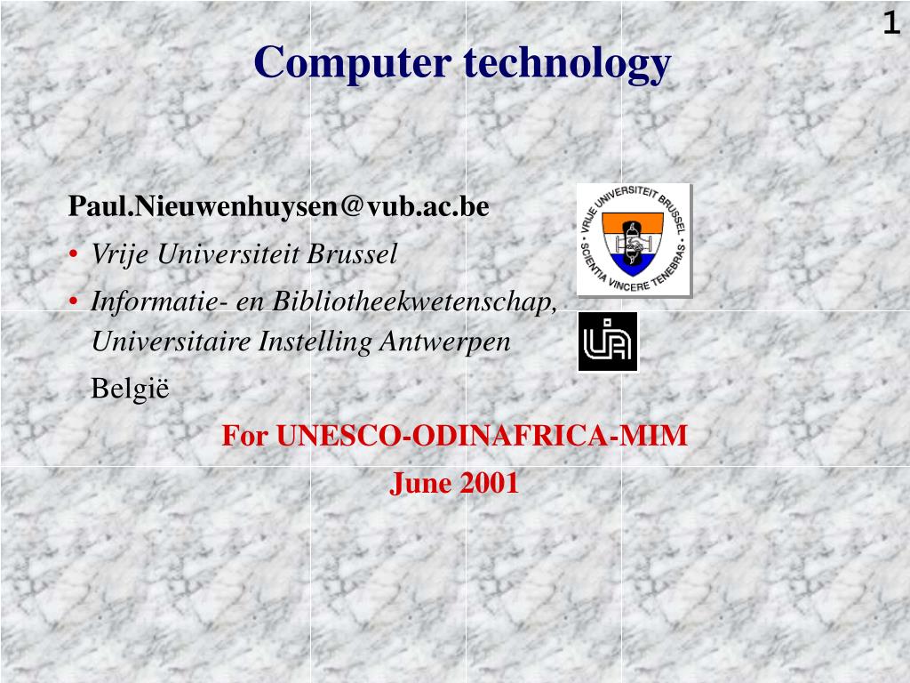 PPT - Computer technology PowerPoint Presentation, free download - ID ...