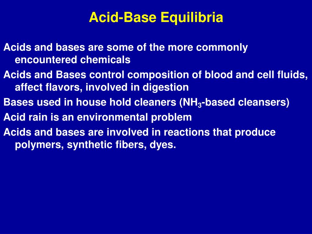 PPT - Acid-Base Equilibria PowerPoint Presentation, free download - ID ...