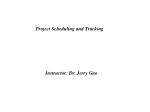 PPT - Chapter 24 Project Scheduling and Tracking PowerPoint ...
