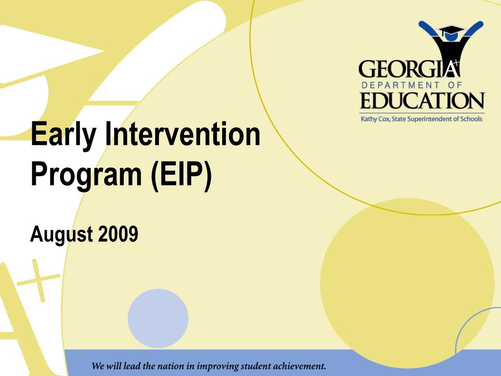 PPT - Early Intervention Program (EIP) PowerPoint Presentation, free ...