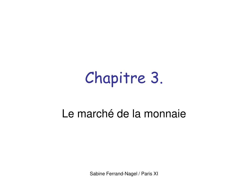 PPT - Chapitre 3. PowerPoint Presentation, free download - ID:434958