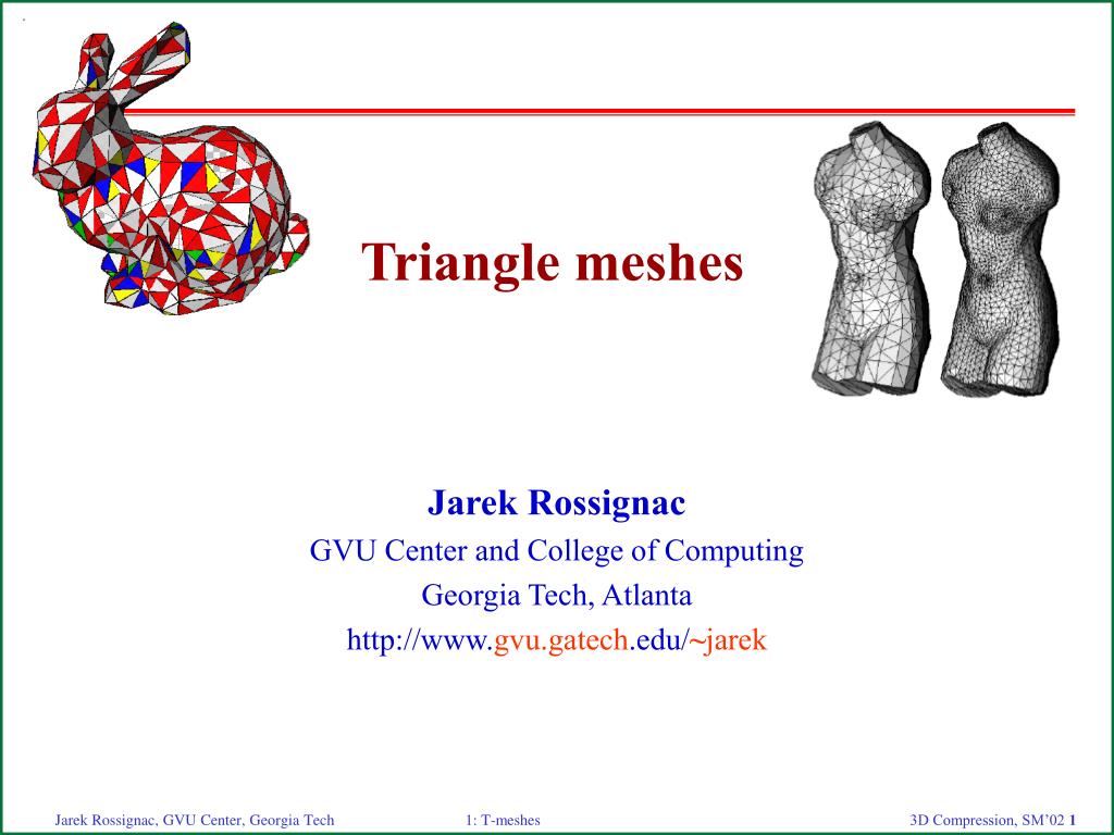 PPT - Triangle meshes PowerPoint Presentation, free download - ID:437440