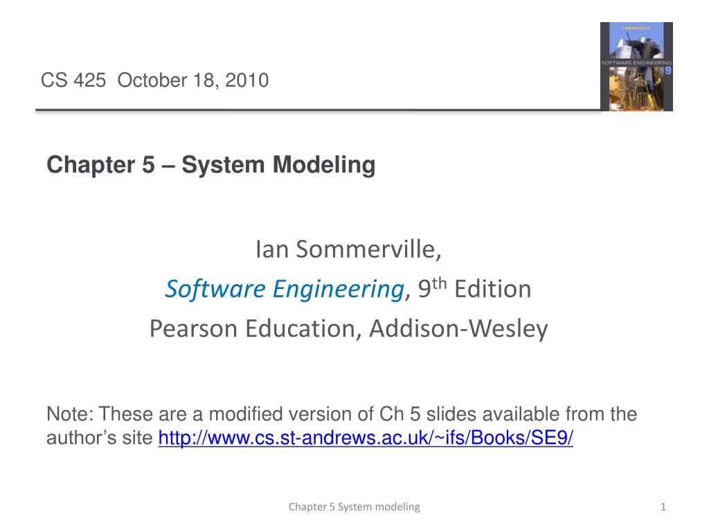 PPT - Chapter 5 – System Modeling PowerPoint Presentation, free download - ID:438013
