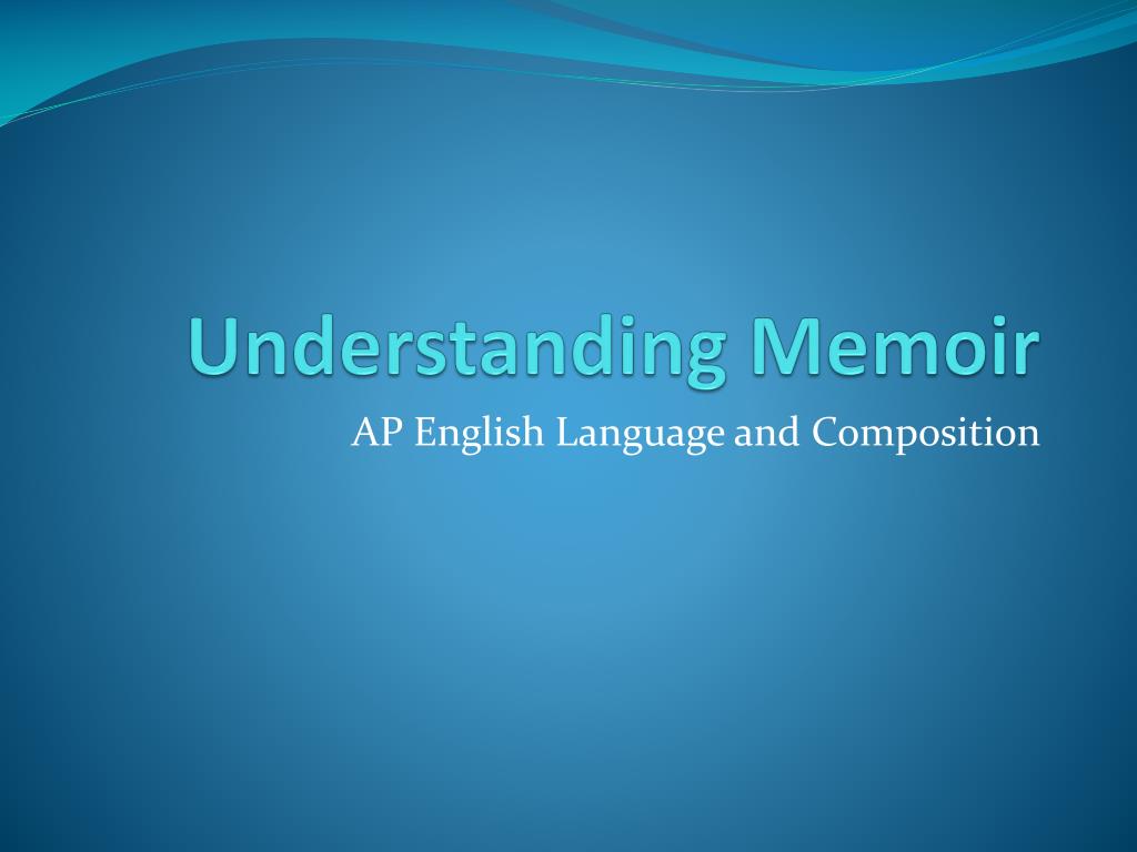PPT - Understanding Memoir PowerPoint Presentation, free download - ID ...