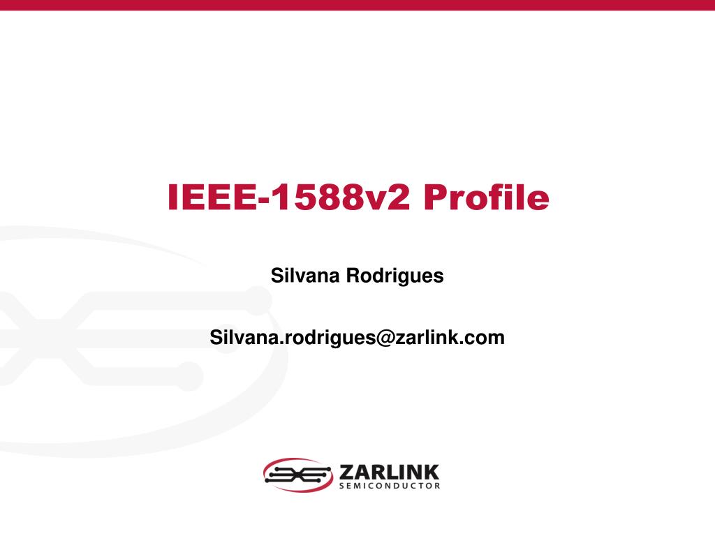 PPT - IEEE-1588v2 Profile PowerPoint Presentation, free download - ID ...