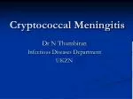 PPT - Cryptococcal pneumonia and meningitis PowerPoint Presentation, free download - ID:711759