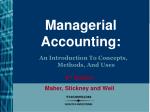 PPT - Managerial Accounting Second Edition Weygandt / Kieso / Kimmel ...
