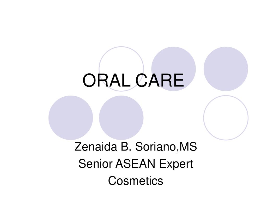 PPT - ORAL CARE PowerPoint Presentation, free download - ID:440615