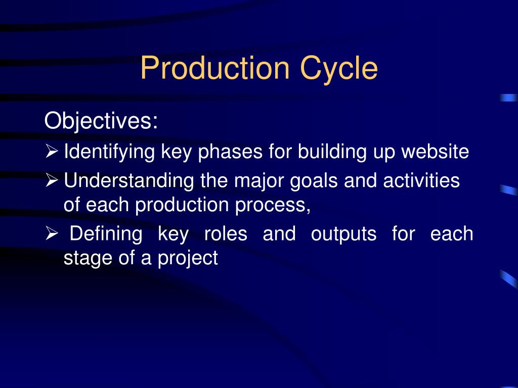 PPT - Production Cycle PowerPoint Presentation, free download - ID:441227