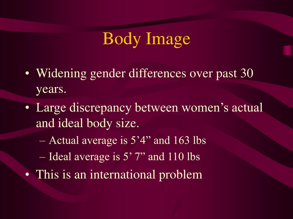 PPT - Body Image PowerPoint Presentation, free download - ID:441700