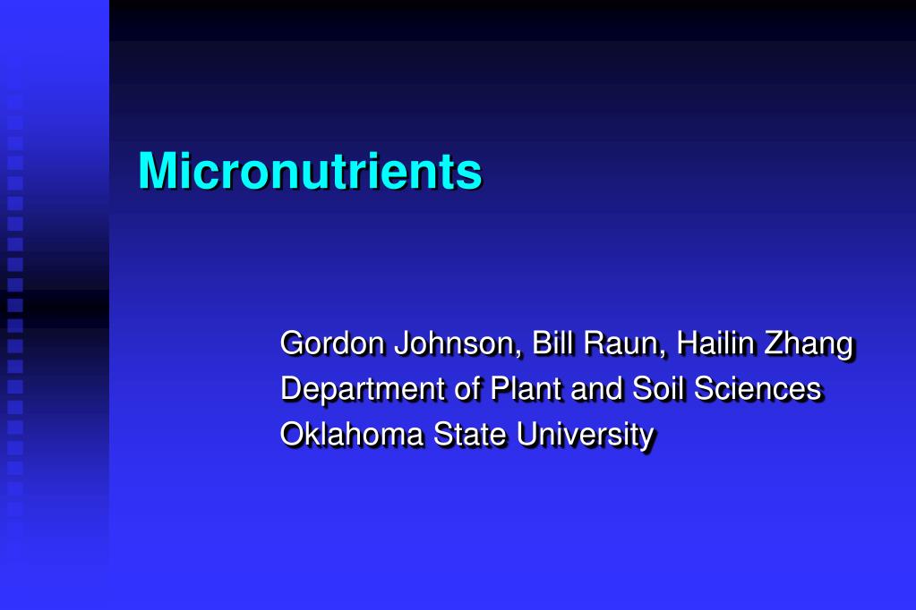 PPT - Micronutrients PowerPoint Presentation, free download - ID:442625