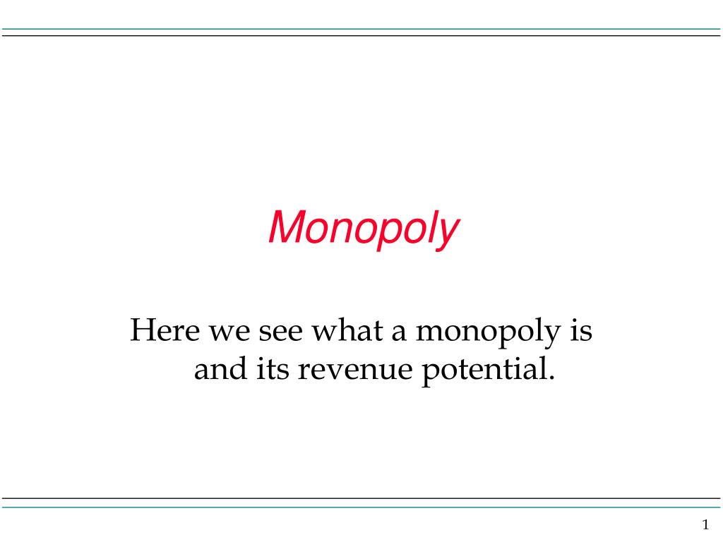 PPT - Monopoly PowerPoint Presentation, free download - ID:442630
