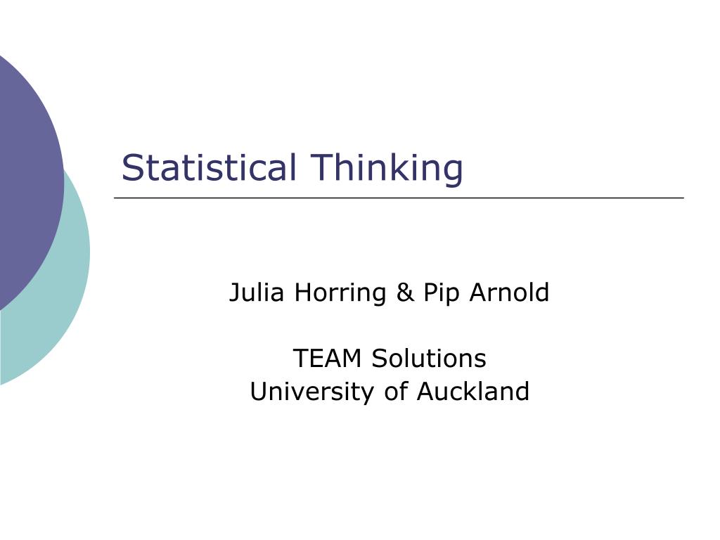 PPT - Statistical Thinking PowerPoint Presentation, free download - ID ...