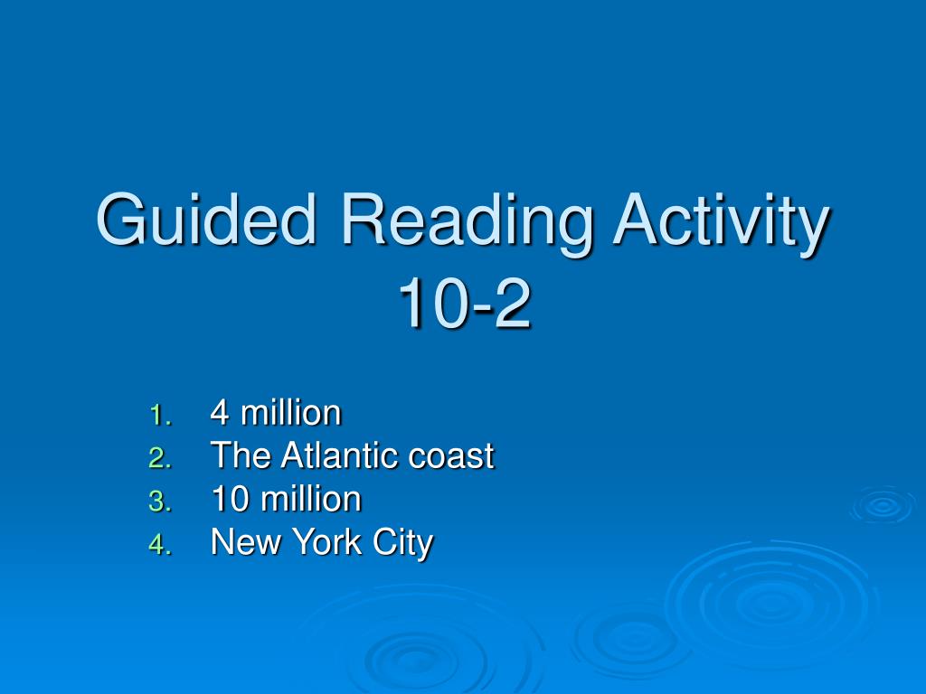 PPT - Guided Reading Activity 10-2 PowerPoint Presentation, free ...