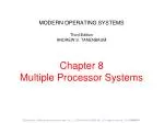 PPT - MODERN OPERATING SYSTEMS Third Edition ANDREW S. TANENBAUM Chapter 2 Processes and Threads ...