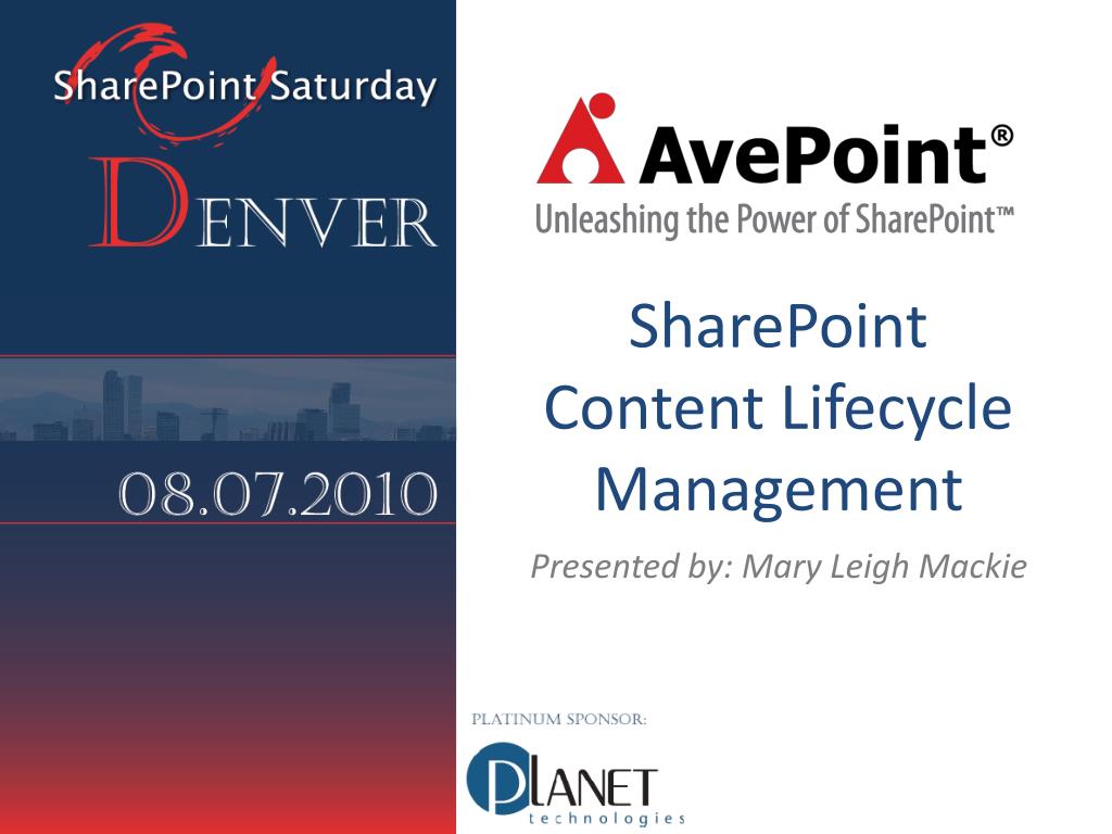 PPT - SharePoint Content Lifecycle Management PowerPoint Presentation ...