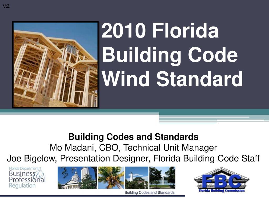 PPT - 2010 Florida Building Code Wind Standard PowerPoint Presentation - ID:444666