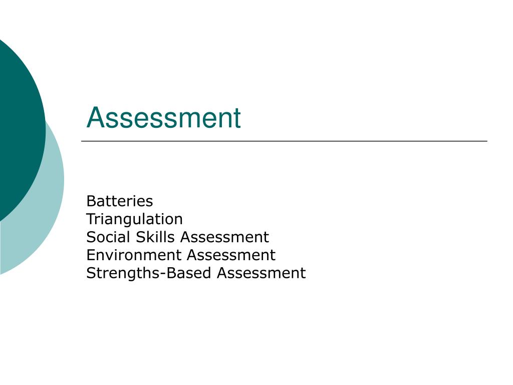PPT - Assessment PowerPoint Presentation, free download - ID:445681