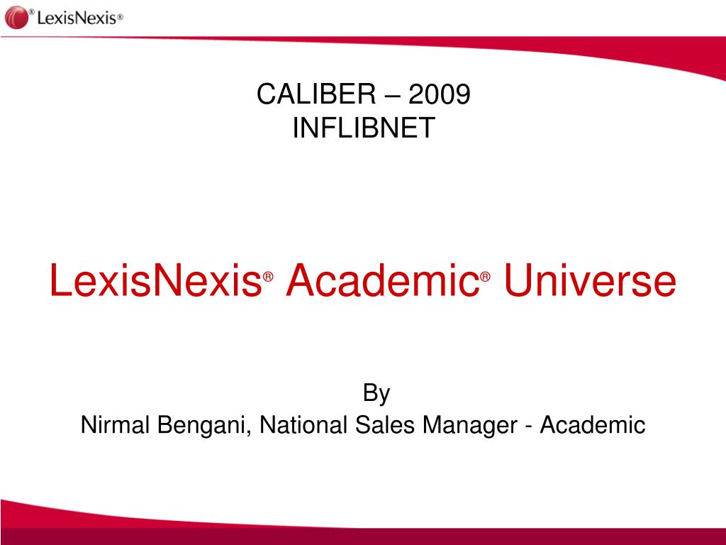 PPT - CALIBER – 2009 INFLIBNET PowerPoint Presentation, free download ...