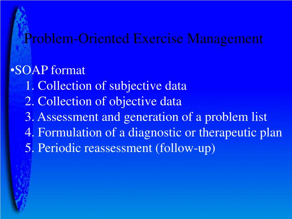 PPT - Problem-Oriented Exercise Management PowerPoint Presentation ...