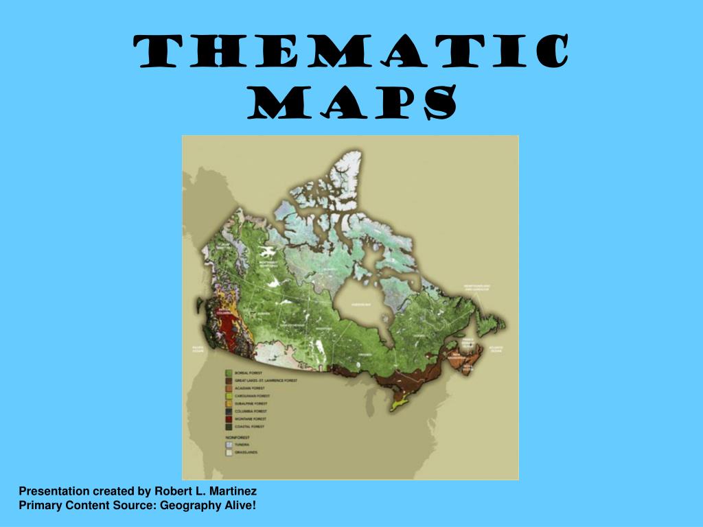 PPT - Thematic Maps PowerPoint Presentation, free download - ID:447994