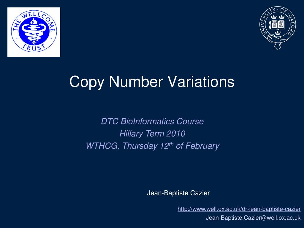PPT - Copy Number Variations PowerPoint Presentation, free download ...