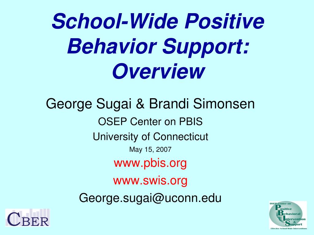 PPT - School-Wide Positive Behavior Support: Overview PowerPoint ...