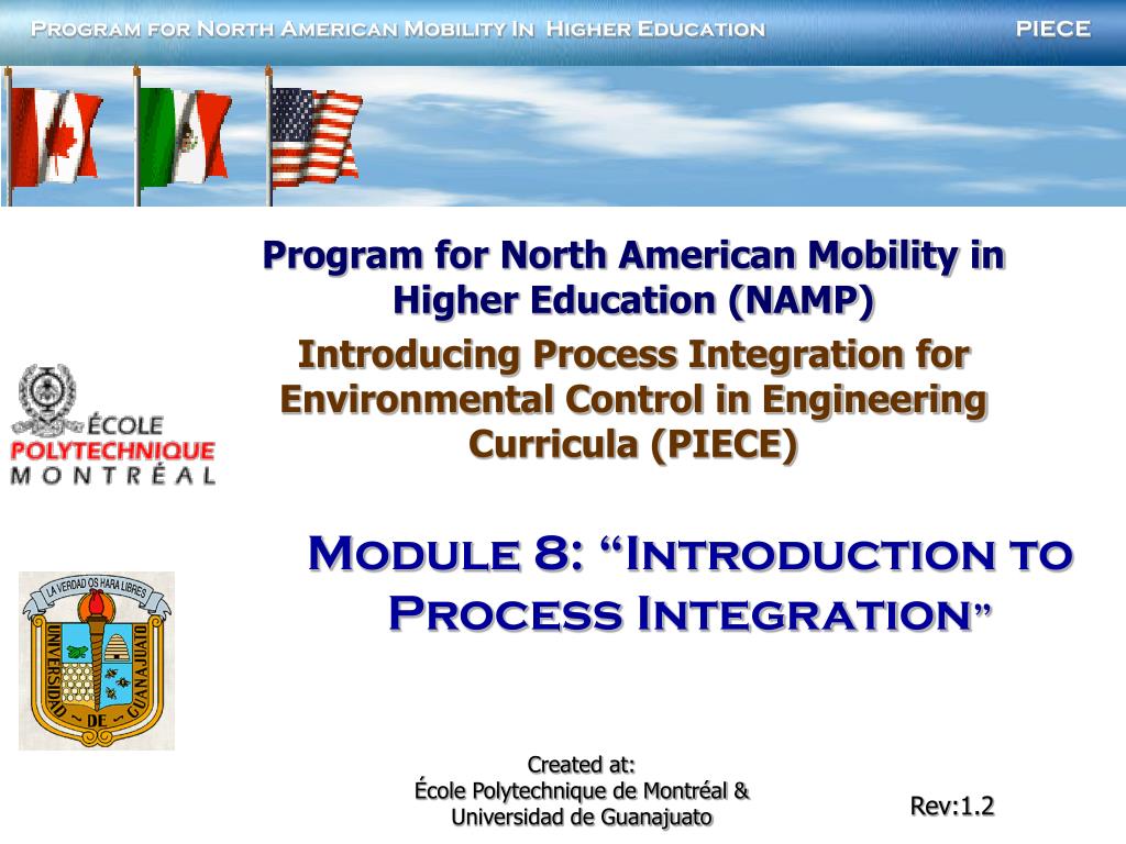 PPT - Module 8: “Introduction to Process Integration ” PowerPoint ...