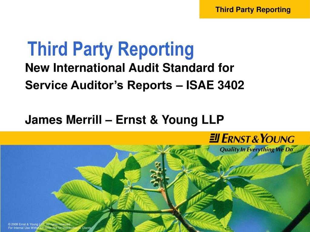 PPT - Third Party Reporting PowerPoint Presentation, free download - ID ...