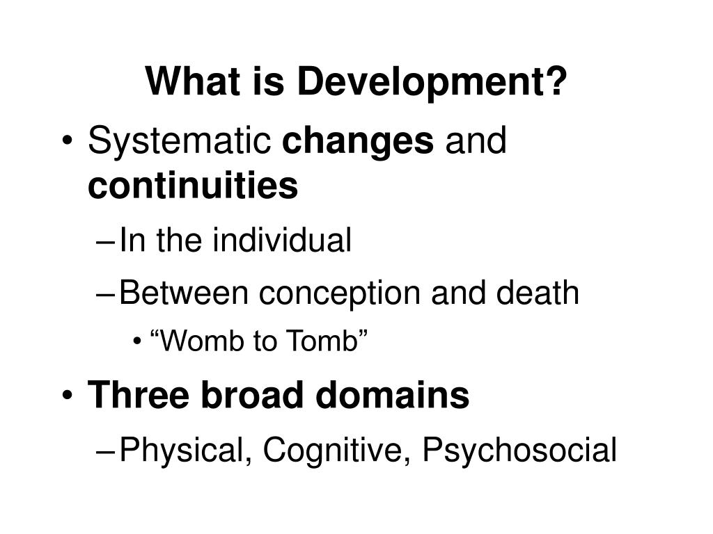 PPT - What is Development? PowerPoint Presentation, free download - ID ...