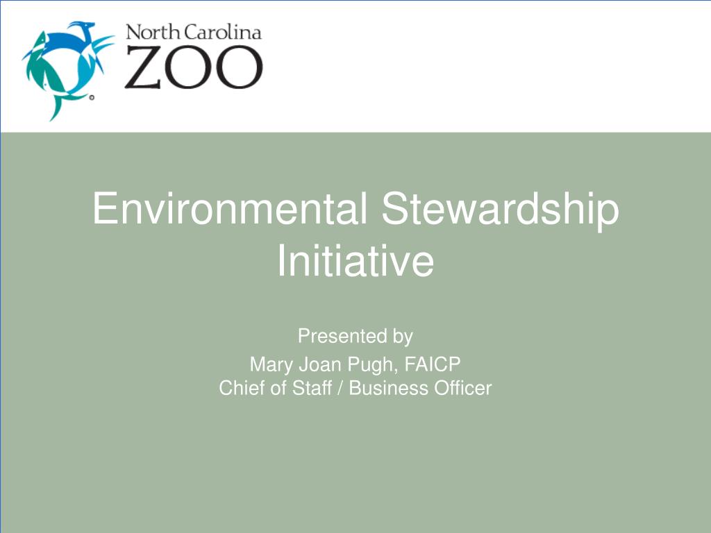 PPT - Environmental Stewardship Initiative PowerPoint Presentation ...