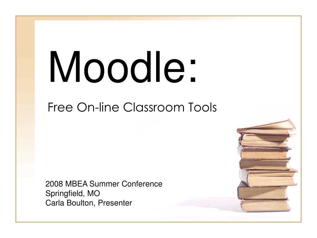 PPT - Moodle: PowerPoint Presentation, free download - ID:453765