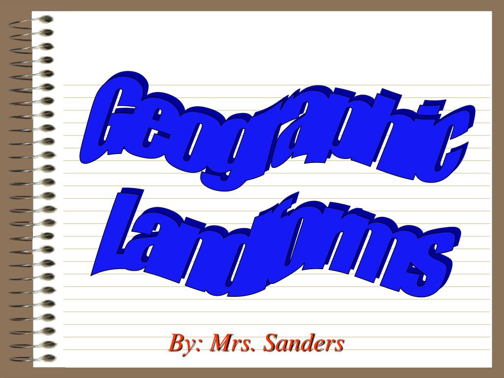 PPT - Geographic Landforms PowerPoint Presentation, free download - ID ...