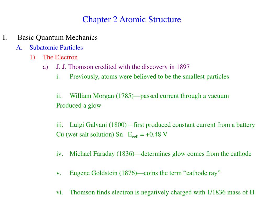 PPT - Chapter 2 Atomic Structure PowerPoint Presentation, free download ...