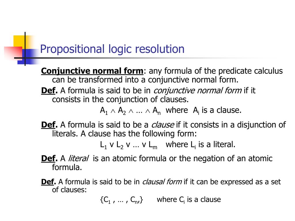 PPT - Propositional logic resolution PowerPoint Presentation, free download - ID:455958