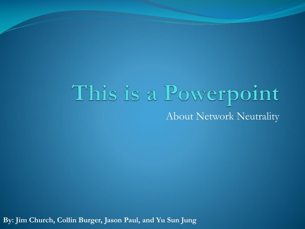 PPT - This is a Powerpoint PowerPoint Presentation, free download - ID ...