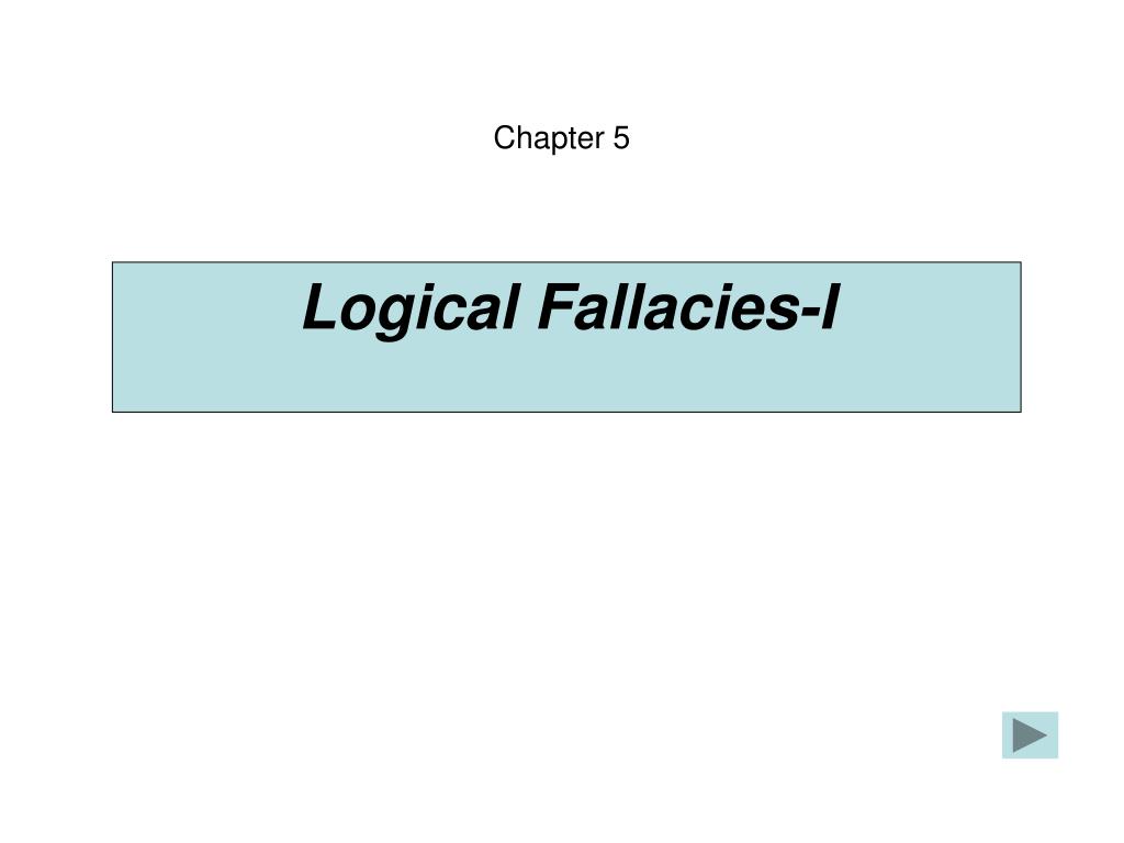 PPT - Logical Fallacies-I PowerPoint Presentation, free download - ID ...