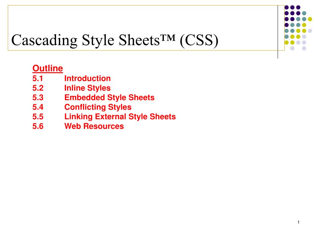 PPT - Cascading Style Sheets™ (CSS) PowerPoint Presentation, free download - ID:458478