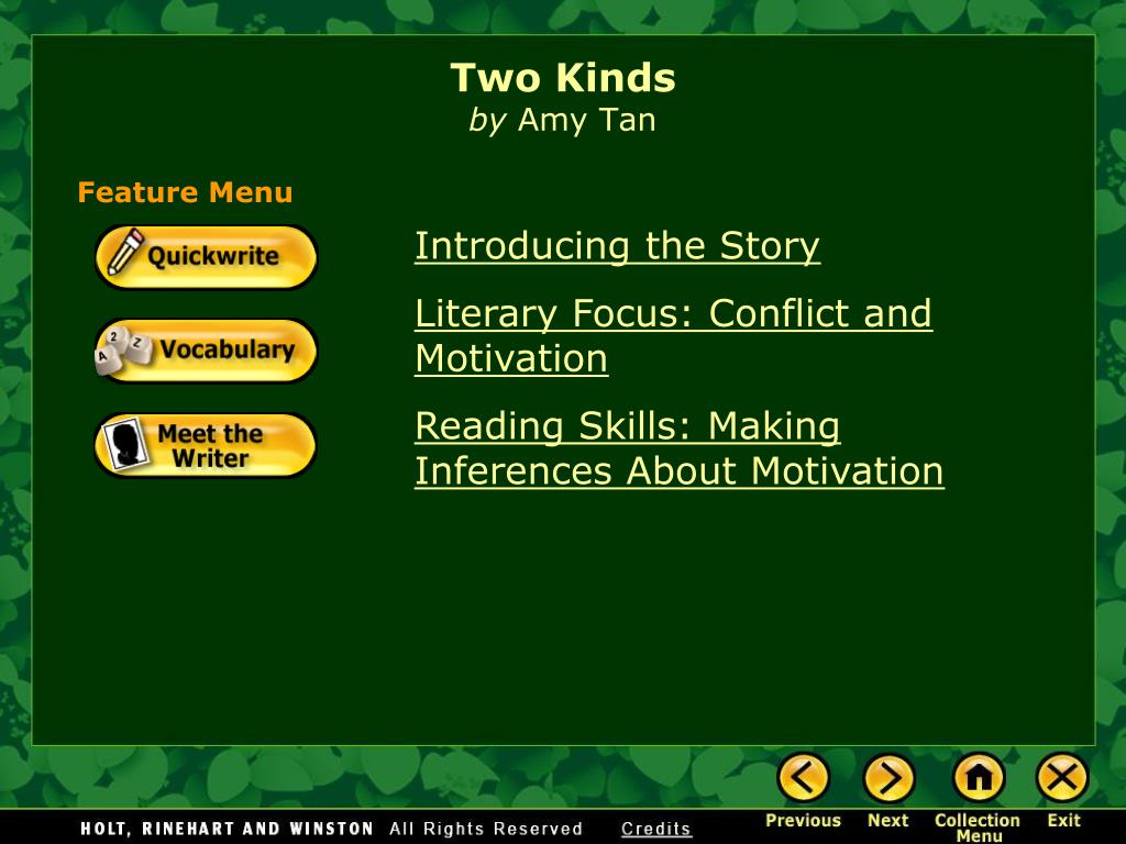 PPT - Two Kinds by Amy Tan PowerPoint Presentation, free download - ID ...
