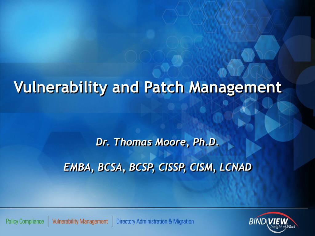 PPT - Vulnerability and Patch Management PowerPoint Presentation, free ...