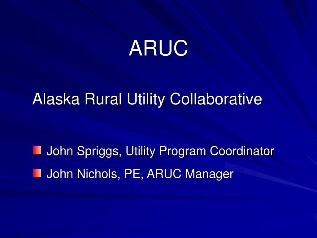 PPT - ARUC PowerPoint Presentation, free download - ID:462399