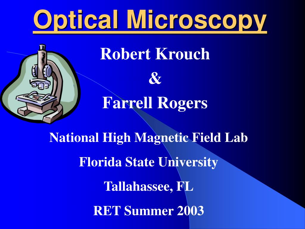 PPT - Optical Microscopy PowerPoint Presentation, free download - ID:462837
