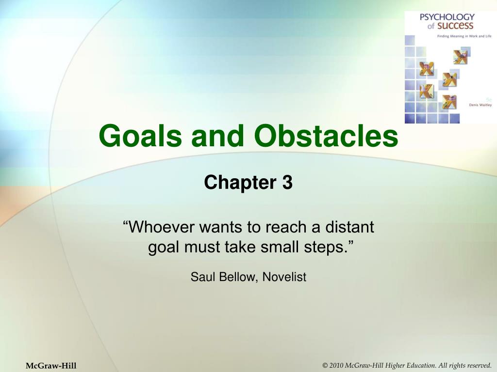 PPT - Goals and Obstacles PowerPoint Presentation, free download - ID ...